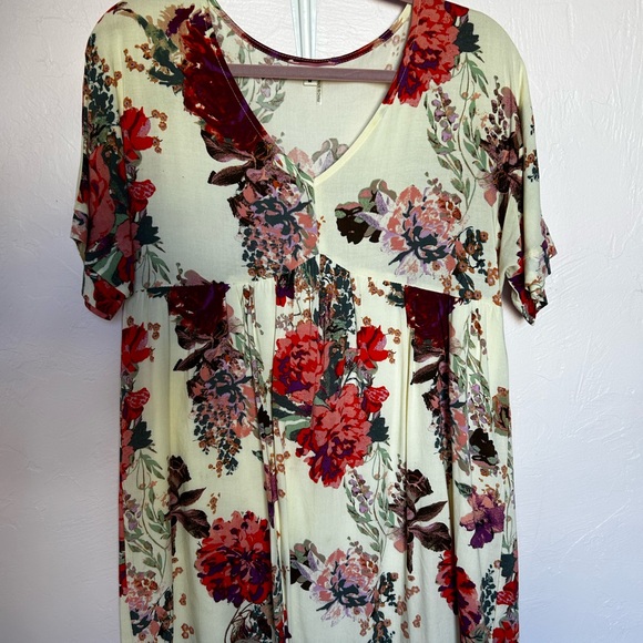 ANDREE BY UNIT | Dresses | Andree By Unit Floral Mini Dress Red And ...